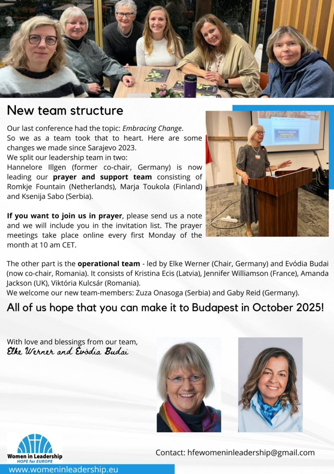 Save the date - our next conference in Budapest, Hungary - Women in ...